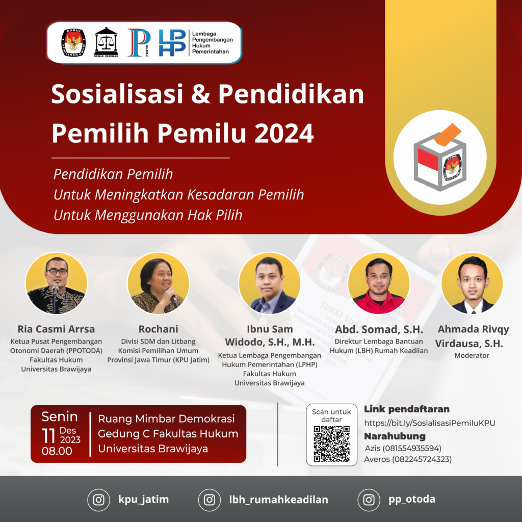 Ikuti Sosialisasi & Pendidikan Pemilih Pemilu 2024 – PP OTODA